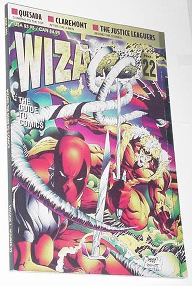 Wizard 22 Deadpool Apocalypse Omega Red Cvr Quesada Art | eBay