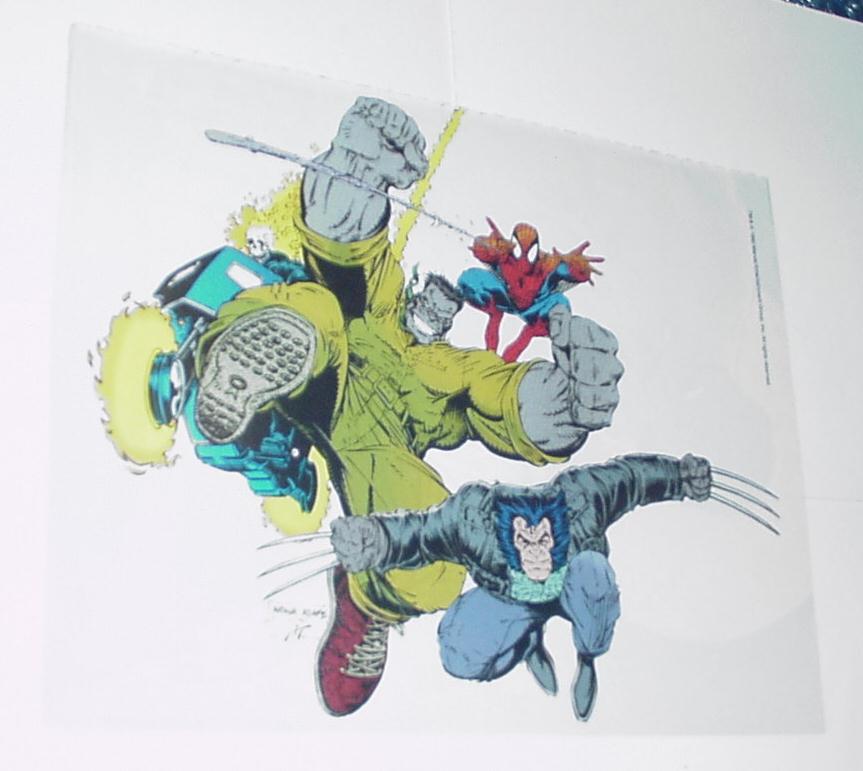Hulk Spider-Man Wolverine Ghost Rider Pin-up Arthur Adams | eBay