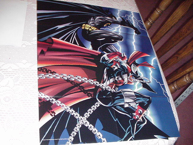Batman Spawn Poster Frank Miller AND Todd McFarlane Art! 25x20 ...