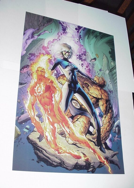 Fantastic Four Poster #50 Evil Susan Richards? Alan Davis - Bidrevolution
