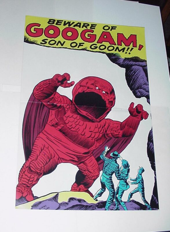 Marvel Comics Monsters Poster #22 Googam Son of Goom by Jack Kirby ...
