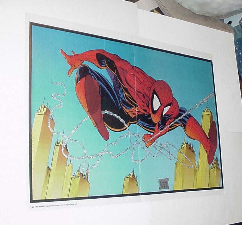 Spider-Man Poster #69 Web Slinging by Todd McFarlane - Bidrevolution