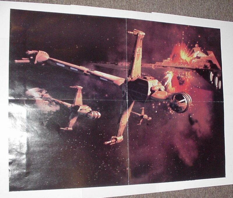 Star Wars Poster #30 B-Wing Star Destroyer Death Star - Bidrevolution