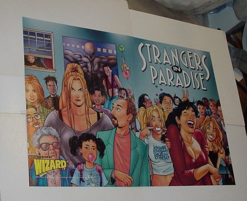 Strangers In Paradise Poster RARE! Terry Moore Entire Cast! - Bidrevolution