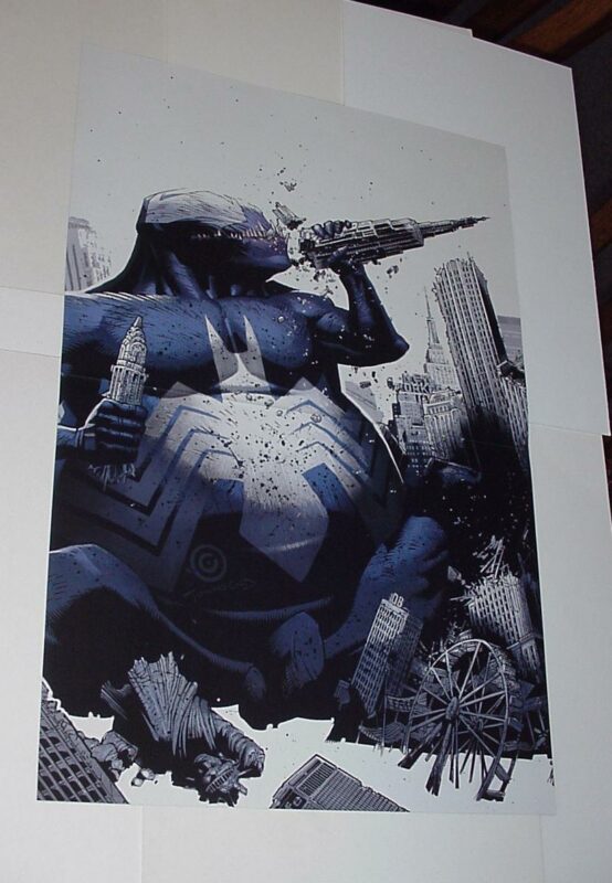 Venom Poster # 6 Venomzilla vs Empire State Building Chris Bachalo ...