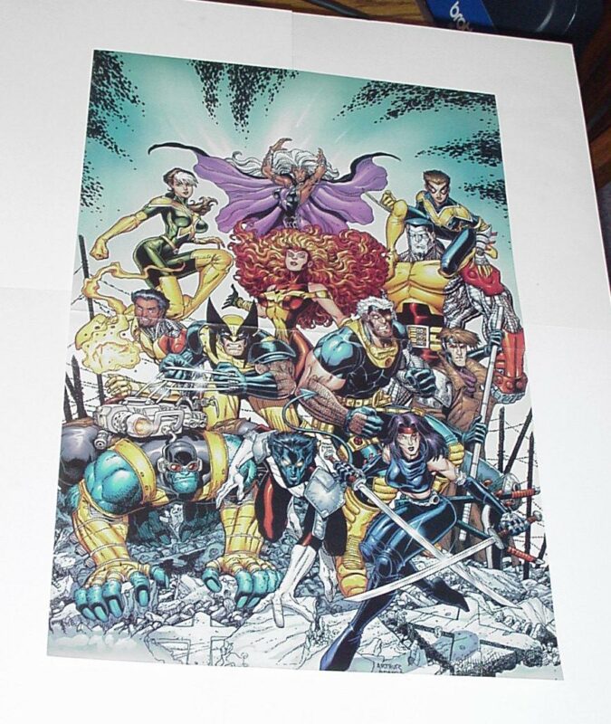 X-Men Poster #55 by Arthur Adams Jean Grey Rogue Gambit Psylocke ...
