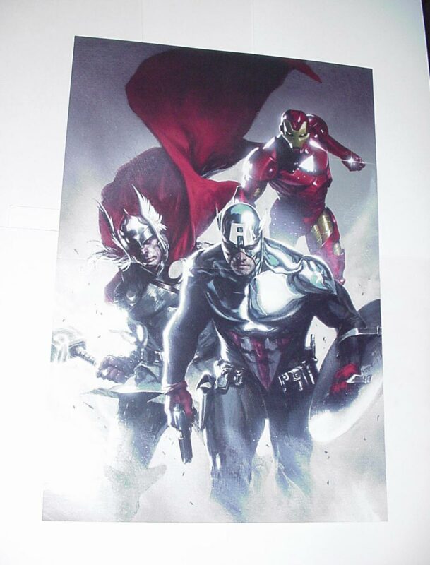 Avengers Poster #116 Captain America Thor Iron Man Big Three Gabriele ...
