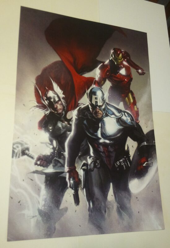 Avengers Poster #116 Captain America Thor Iron Man Big Three Gabriele ...