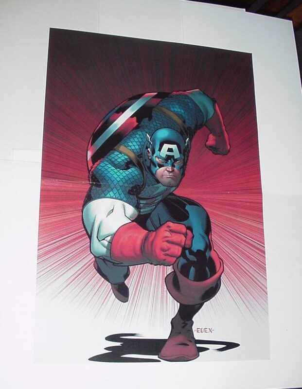 Captain America Poster #33 Assemble! By Ed McGuinness - Bidrevolution