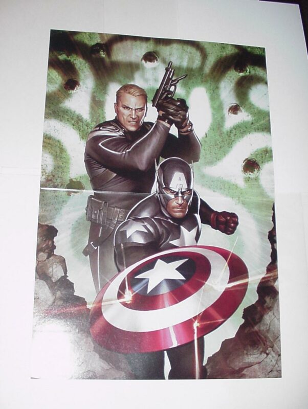 Captain America Poster #59 Bucky and Steve Rogers Adi Granov ...
