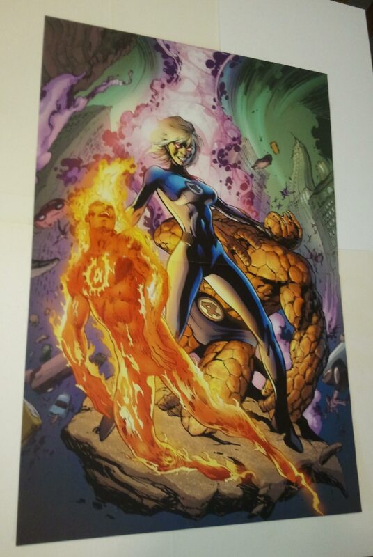 Fantastic Four Poster #50 Evil Susan Richards? Alan Davis - Bidrevolution