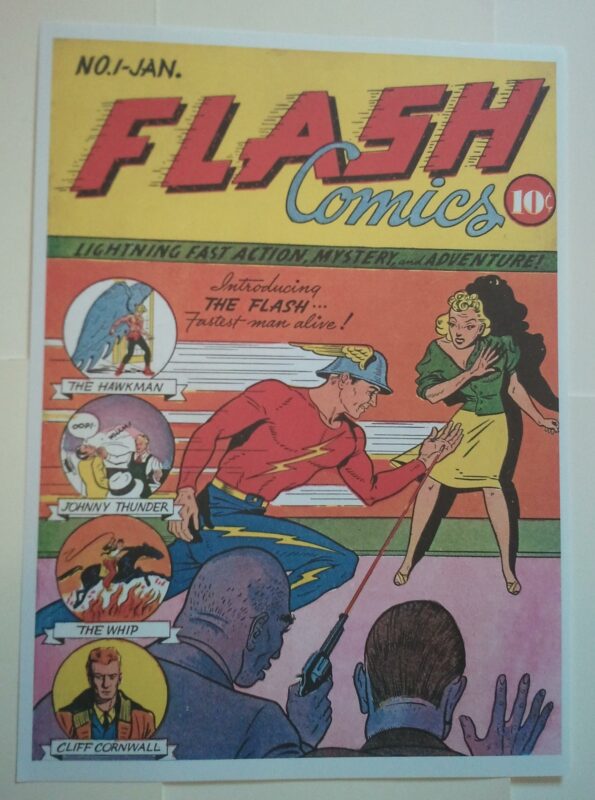Flash Poster # 3 Flash Comics #1 (1940) by Sheldon Moldoff - Bidrevolution