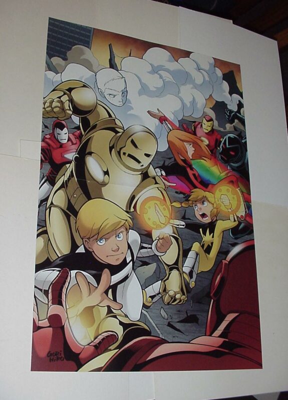 Iron Man Poster #24 Armors vs Power Pack by Gurihiru - Bidrevolution