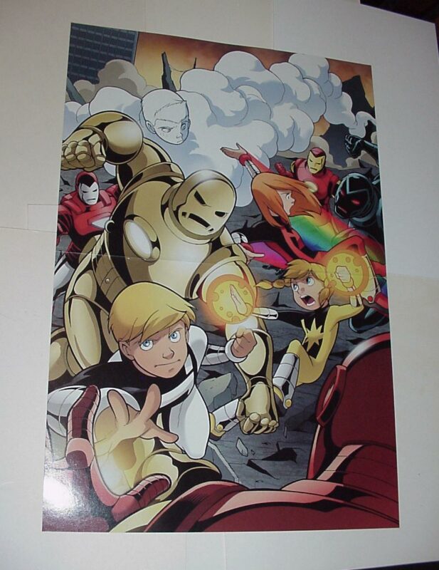 Iron Man Poster #24 Armors vs Power Pack by Gurihiru - Bidrevolution