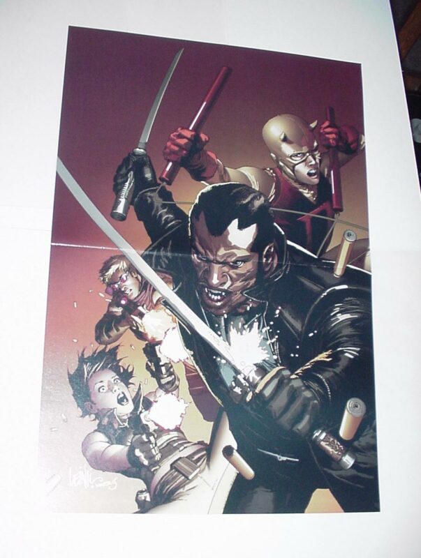 Ultimates Poster # 9 Daredevil Hawkeye Black Widow vs Blade Vampire ...