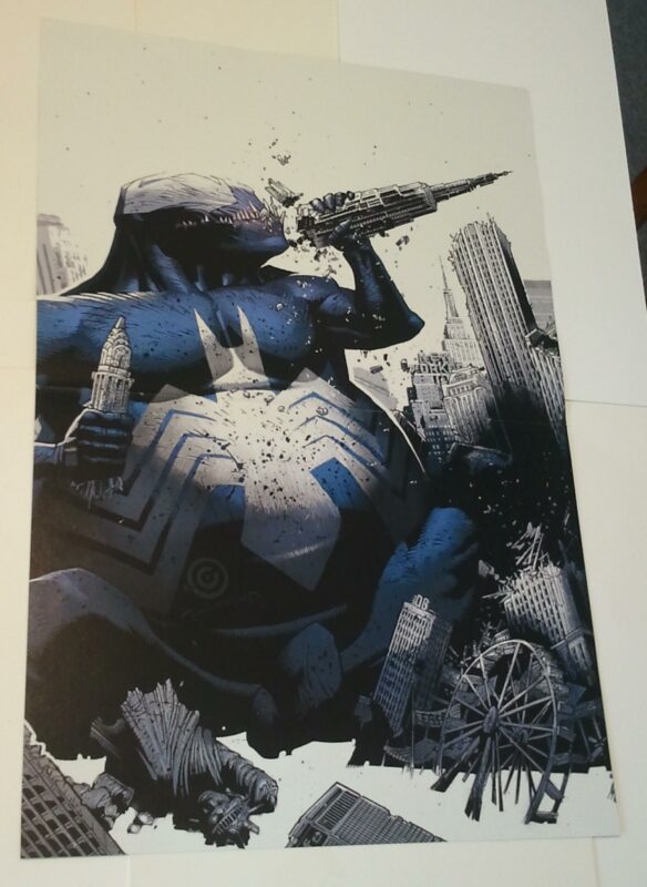 Venom Poster # 6 Venomzilla vs Empire State Building Chris Bachalo ...