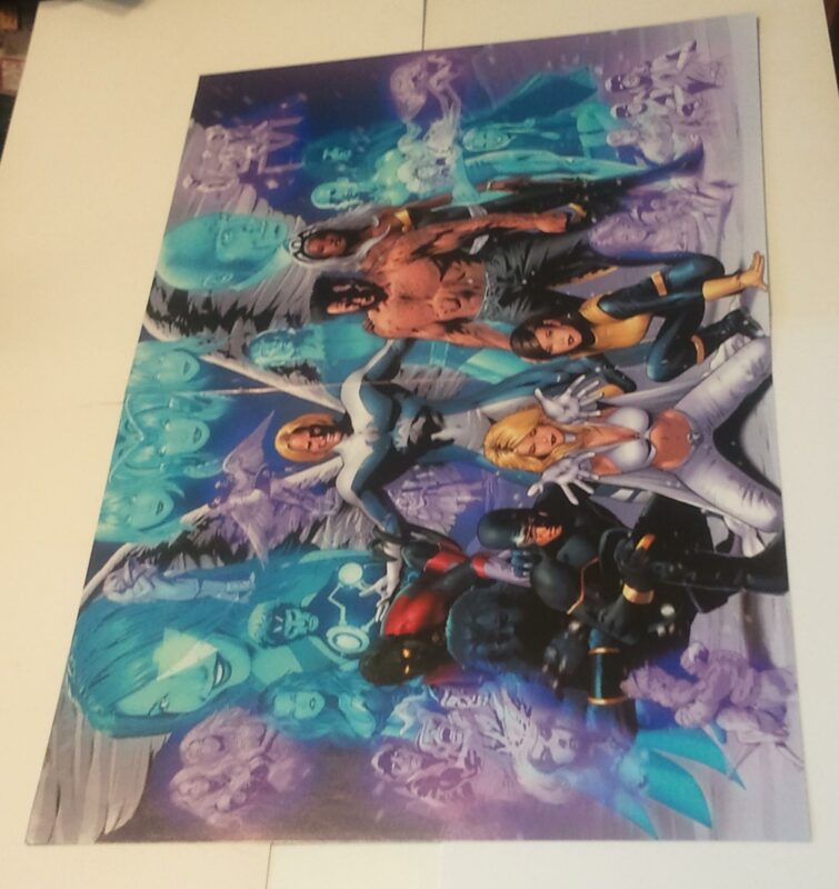 X-Men Poster #116 Greg Land Art Angel Gambit Emma Frost Wolverine ...